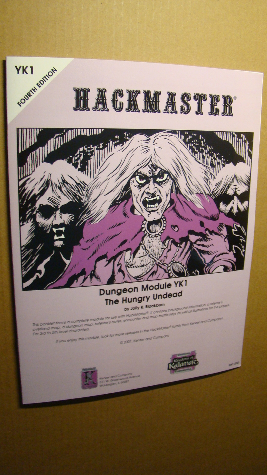 MODULE - YK1 - THE HUNGRY UNDEAD *NM/MT 9.8* DUNGEONS DRAGONS ...