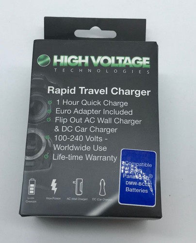 High Voltage HV-CH-615 Rapid Travel Charger Compatible w/ PANASONIC DMW ...