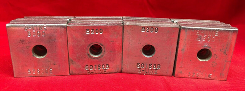 COOPER B-LINE SQUARE WASHERS B200 3/8" ID 1-5/8" X 1-5/8" X 1/4" *LOT ...