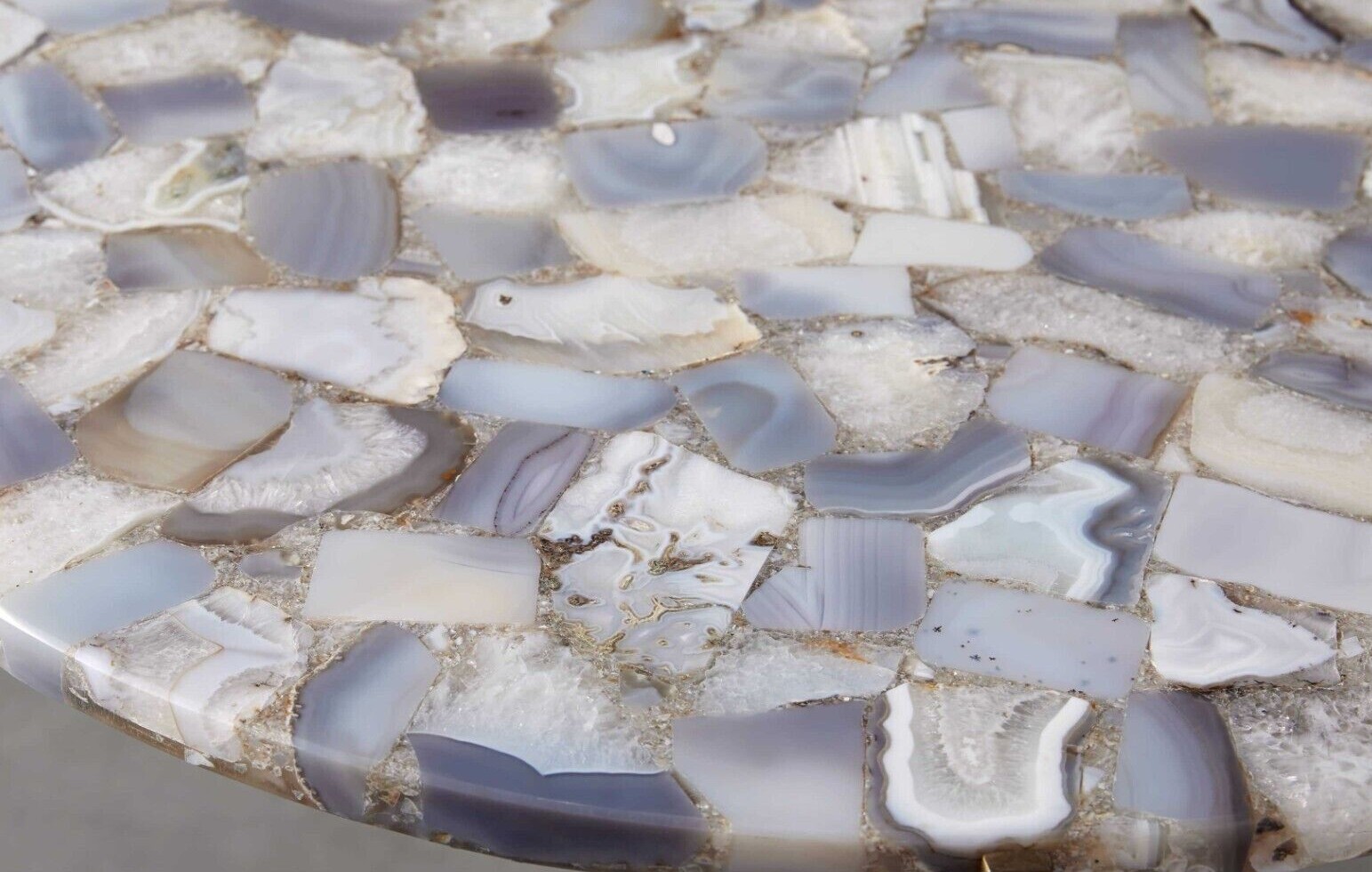 Natural Agate Geode Counter Slab Top, Agate Bar Counter Slab Top Table ...