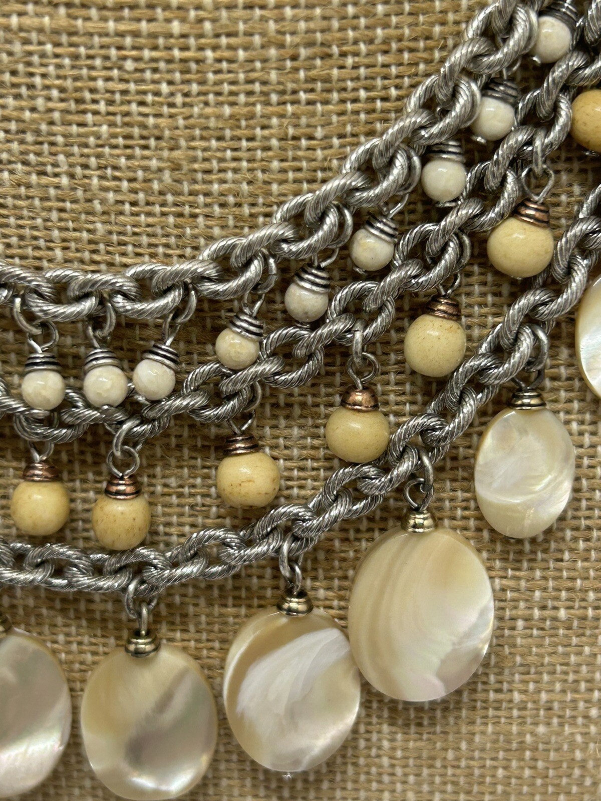 CAROLEE LUX Fancy Shell And Mother Of Pearl Multi Cha… - Gem