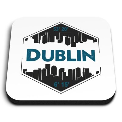 1x Square Fridge MDF Magnet Dublin Republic of Ireland Map Travel ...