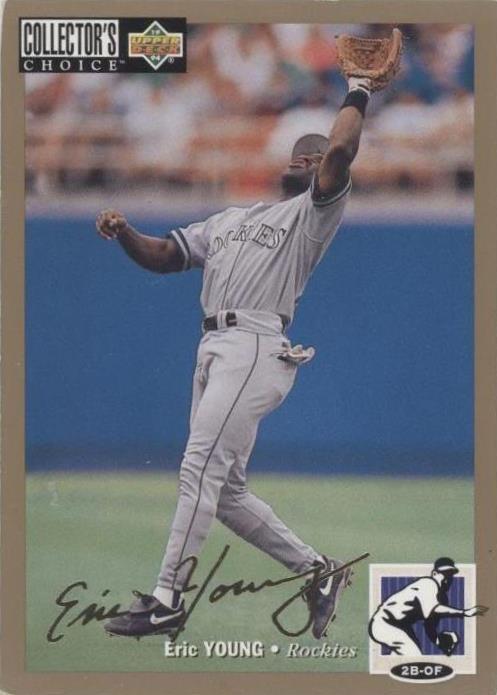 1994 Upper Deck Collector's Choice - Eric Young #304 Gold Foil ...