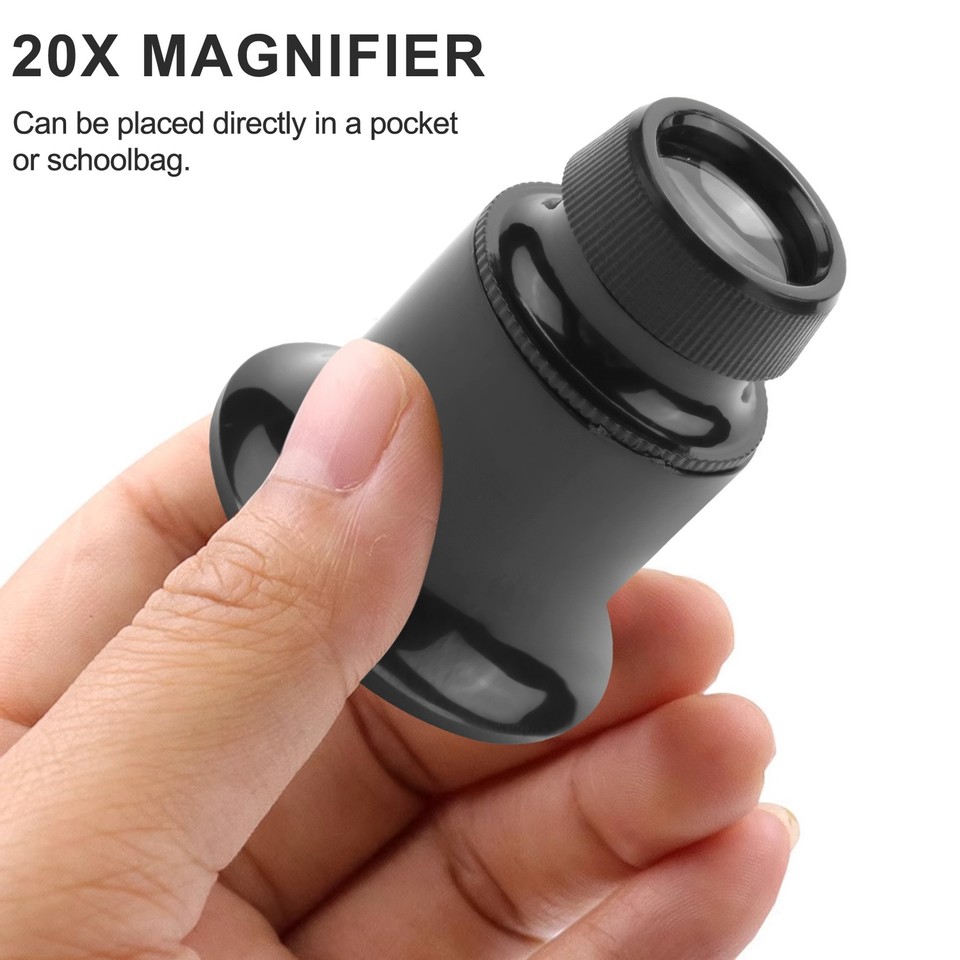 4PCS Loupe Eyeglass Magnifiers Set 5X 10X 15X 20X Watch Repair Loupe1074 | eBay