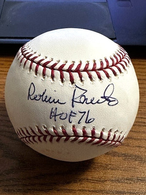 ROBIN ROBERTS SIGNED AUTOGRAPHED OML BASEBALL! Phillies, Orioles! "HOF ...