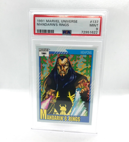 MANDARIN'S RINGS Marvel Universe PSA 9 MINT | eBay