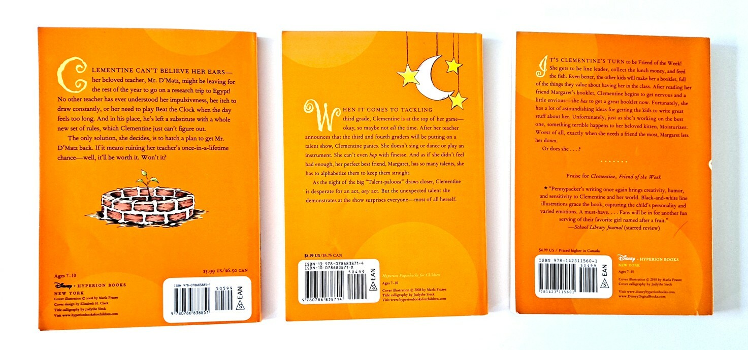 Clementine series children's chapter books set of 3 bundle, very good ...