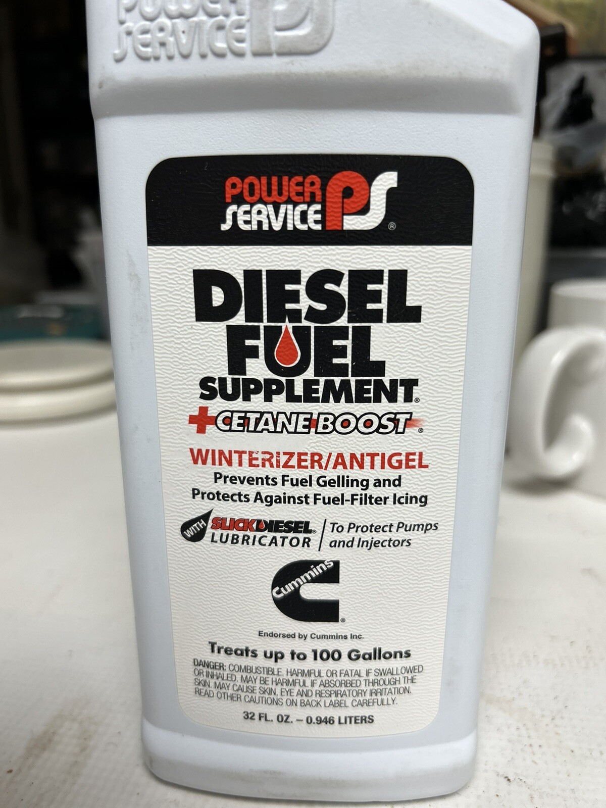 Diesel Fuel Supplement & Cetane Booster Power Service NEW Stock 32 Oz ...