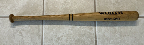 Wood Little League Baseball Bat Worth Model 100LL Tullahoma TN Made in ...