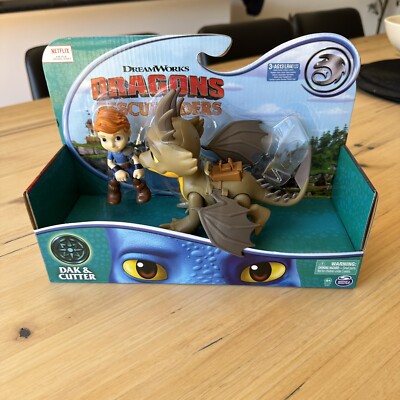 DreamWorks Dragons Rescue Riders Dak & Cutter w/ Sounds Netflix Series ...