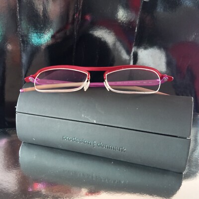 Gail Spence for Prodesign:Denmark 9906 Eyeglasses c.4021 Alum Frames 51 ...