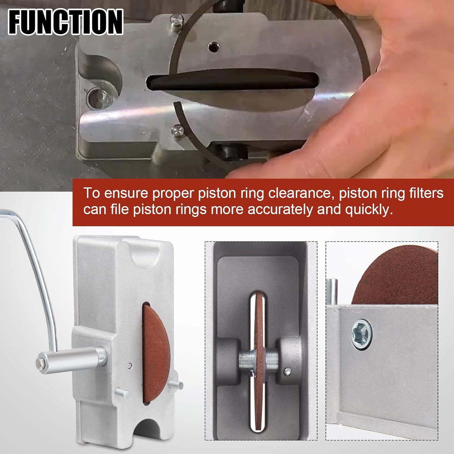 66785 Performance Engine Piston Ring Filer Grinder Grinding None Raw ...