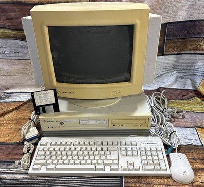 Vintage Packard Bell Legend 10CD Desktop Computer, Monitor, and ...