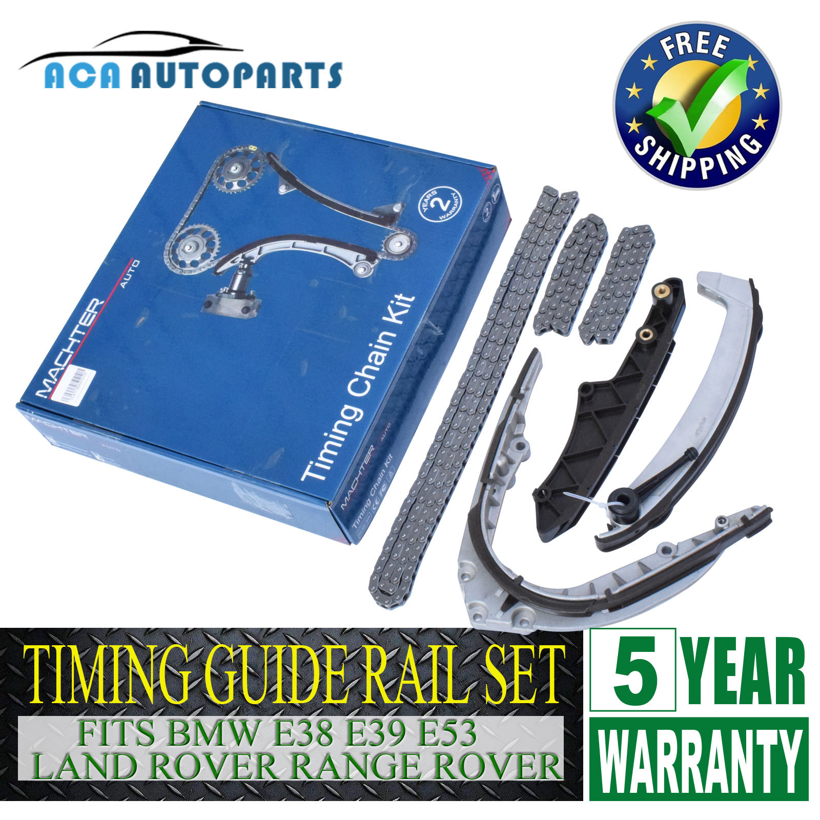 for 03-05 Land Rover Range Rover M62 3 Timing Chains Timing Guide Rail ...