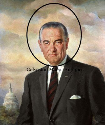 Lyndon B. Johnson presidential portrait POSTER PICTURE matte PHOTO ...