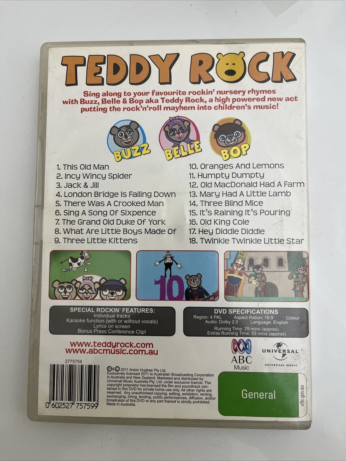 TEDDY ROCK - NURSERY WAVE PARTY DVD for sale online | eBay