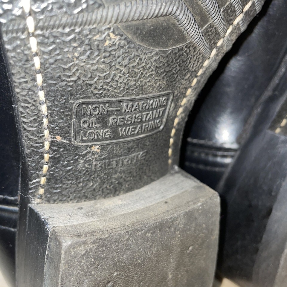 Mens Cowboy Boots Justin Tobias Classic Dress Black Style 3040 Size 8 D ...