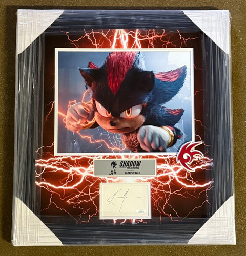 Keanu Reeves Signed Framed Sonic The Hedgehog 3 Shadow Cut Showcase JSA ...
