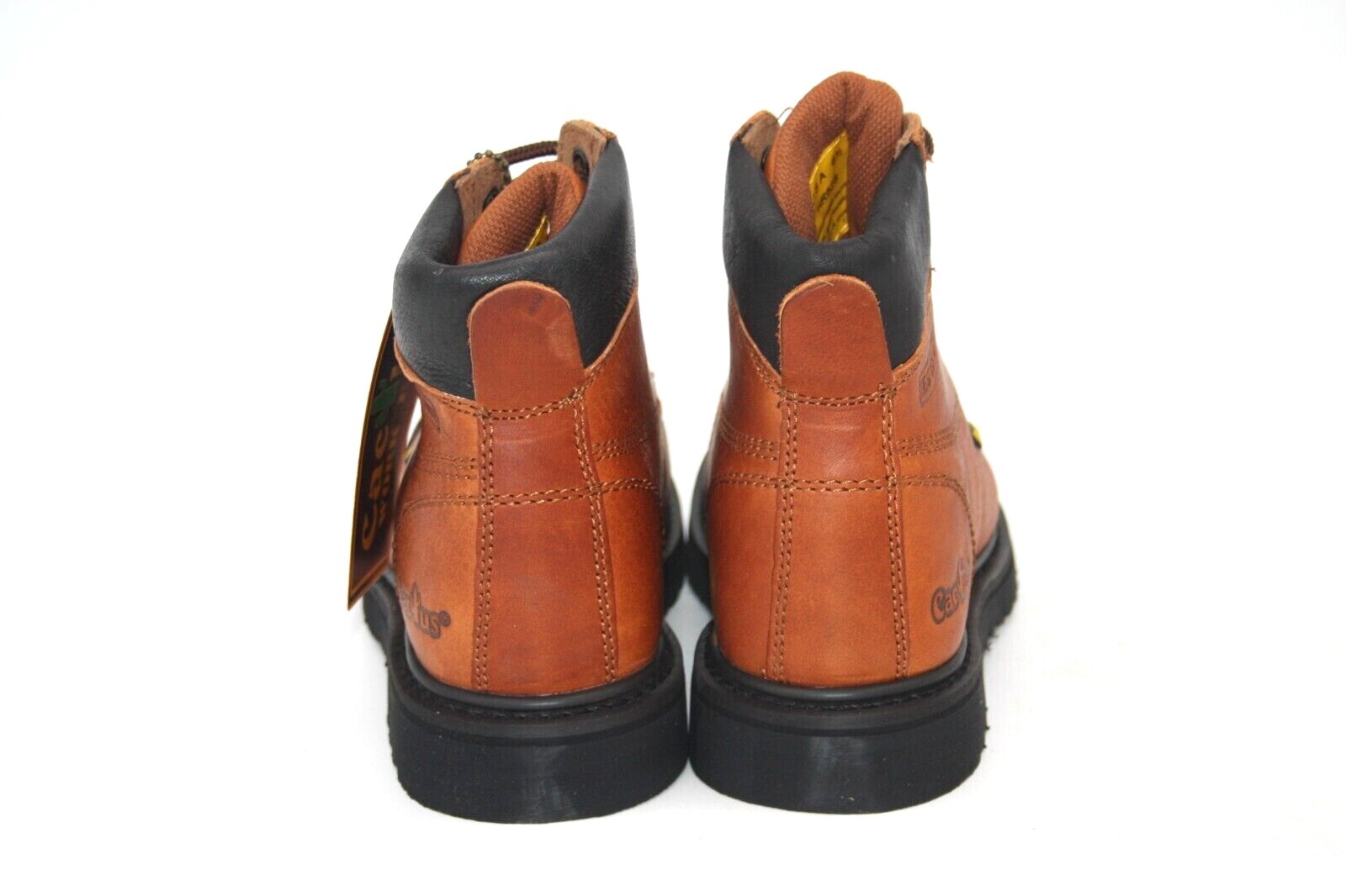 MEN'S CACTUS FOOTWEAR WORK BOOT HR628 LIGHT BROWN HEAT&OIL&SLIP ...