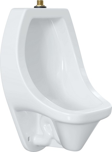 PROFLO PF1815PT White Wall Mounted Urinal Fixture - Flush Valve Not ...