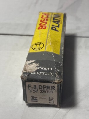 1 Bosch F8DPER Spark Plug Platinum Resistor Germany 1.0mm Gap NEW | eBay