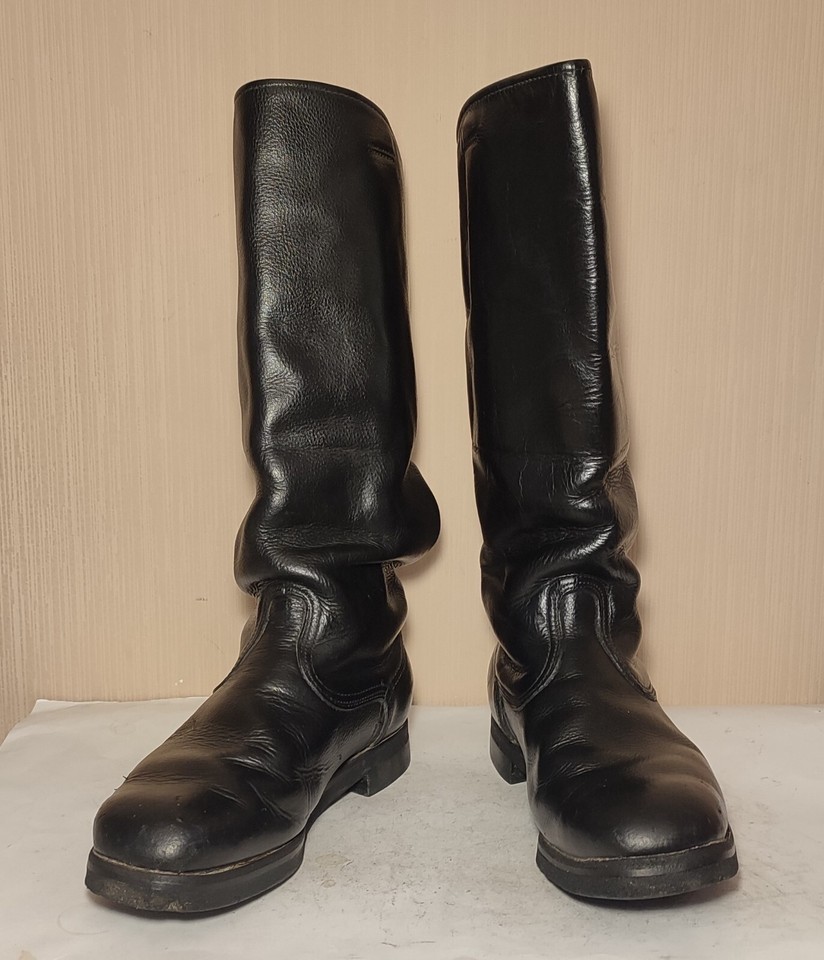 Soviet Russian Military Uniform Officer Leather Boots Sapogi Size 44 ...