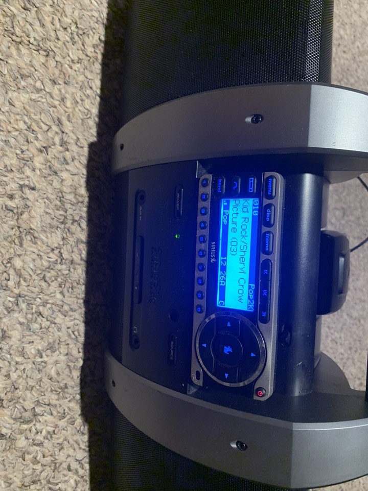 Sirius SubX1 Boombox receiver Antenna power remote Lifetime ...