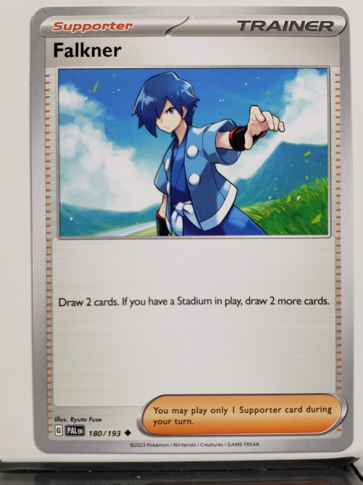 Falkner 180/193 NM / M - Paldea Evolved Scarlet Violet Pokemon Card | eBay