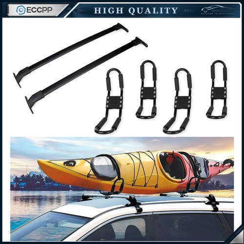 Roof Rack Cross Bar For 2018 Ford Expedition + 4 Boat Kayak Rack ...
