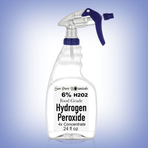 HYDROGEN PEROXIDE 12% SOLUTION - 4X CONCENTRATED MADE IN USA FOOD GRADE ...