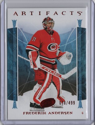 2022-23 Upper Deck Artifacts Ruby #152 Frederik Andersen 78/499 ...
