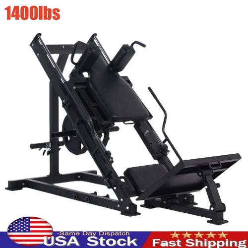 1400 lbs Leg Press Hack Squat Machine 2 in 1 Leg Press Machine Home Gym ...