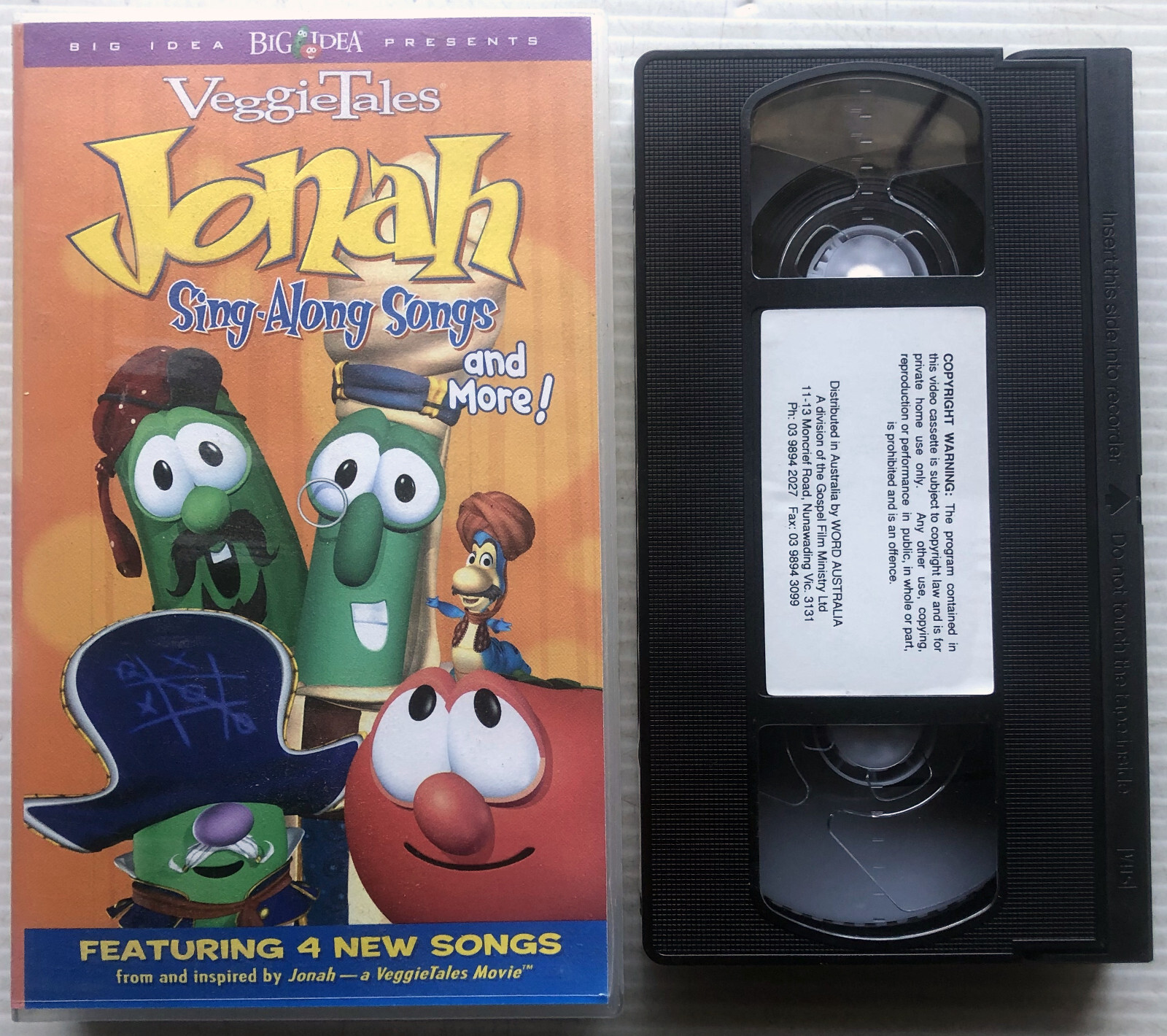 VeggieTales Jonah Sing-Along Songs and More! | Grelly USA