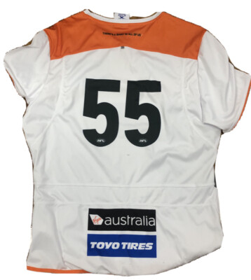 Gws Giants Afl Swans Player Issue Shirt Guernsey Jersey Nrl Sydney ...
