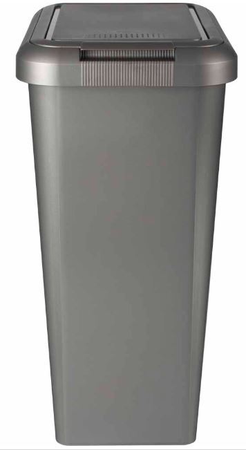 45 litre touch top kitchen bin rubbish paper waste can dustbin ...