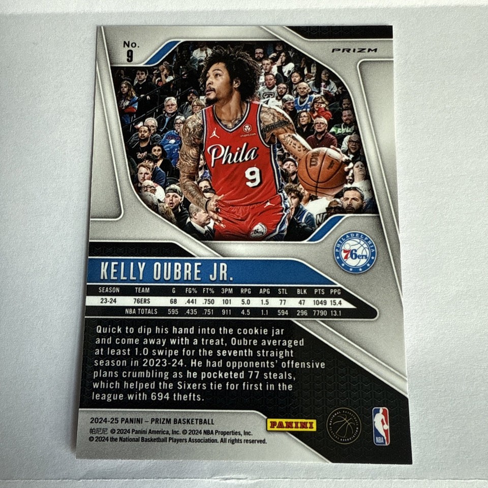 2024-25 Panini Prizm - Pink Ice Prizm #9 Kelly Outbreak Jr | eBay