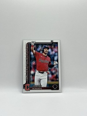 2025 Topps #682 Steven Kwan Baseball Card Guardians | eBay