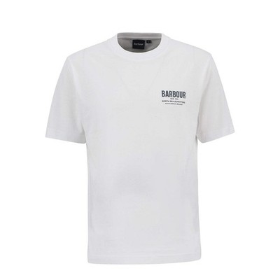 Barbour Relaxed Souter T-Shirt White | eBay