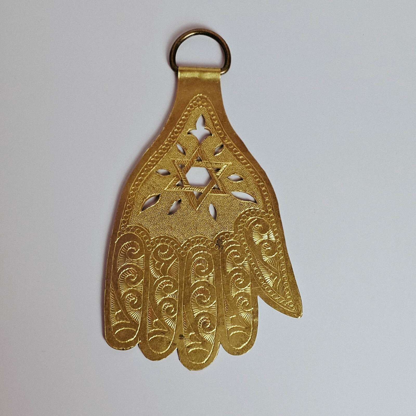 OLD AUTHENTIC ANCIENT JEWISH KHAMSA JUDAICA HAMSA ANTIQUE MOROCCAN ...