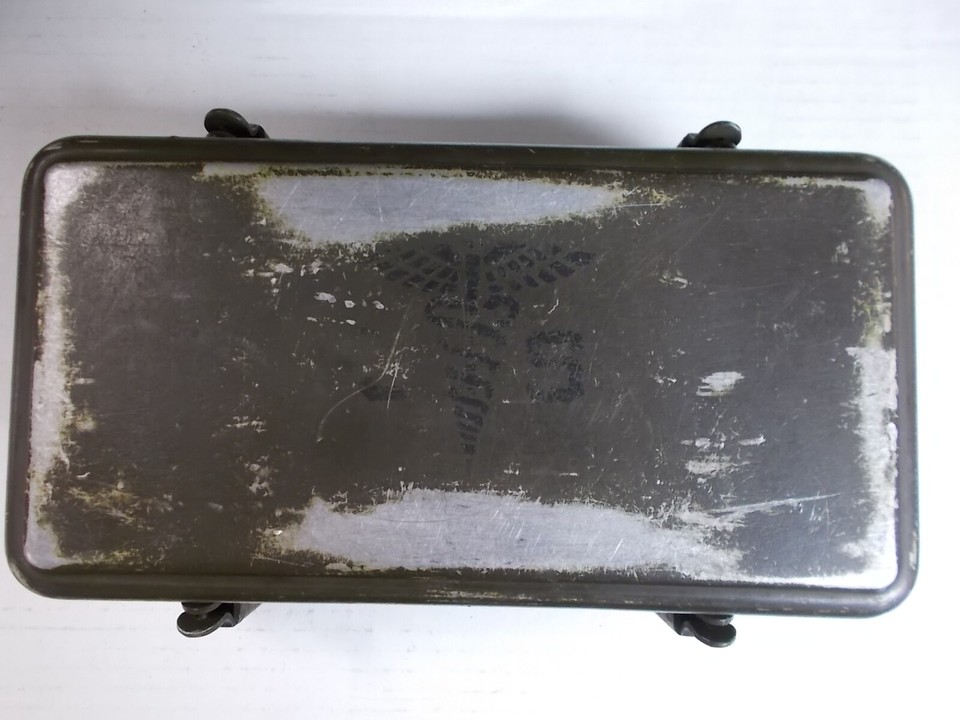 US ARMY Medical First Aid Kit For Medic Vehicles, Metal Box | eBay