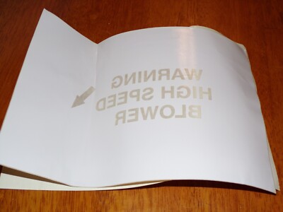 Bell 212 Helicopter Blower Decal 212-072-601-003 | eBay