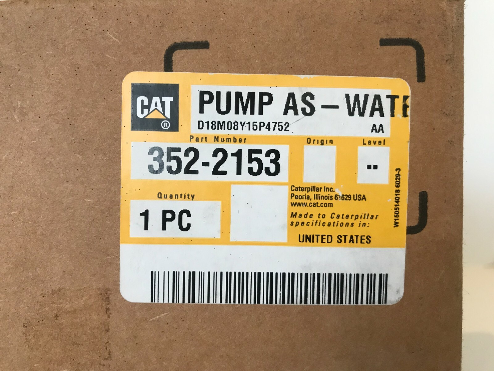 Caterpillar 352-2153 187-8957 Pulley 7W3780 Airtex AW6245 NSN 2930-01 ...