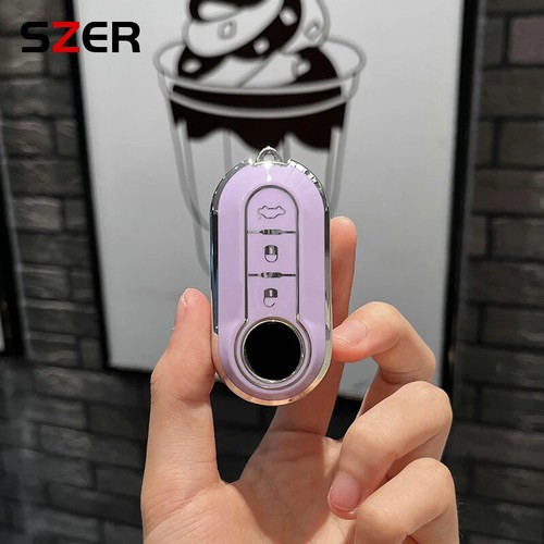 Car Key Case Cover For FIAT 500 Ducato panda Punto 500L lancia musa ...