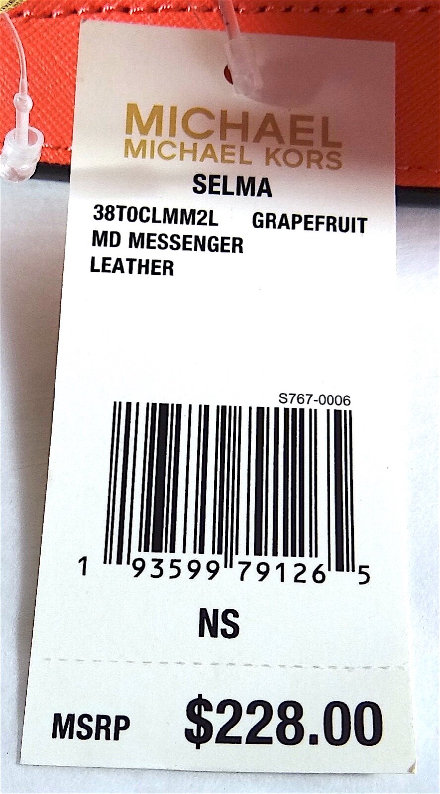 Michael Kors Selma Medium Saffiano Leather Messenger Crossbody Bag | eBay