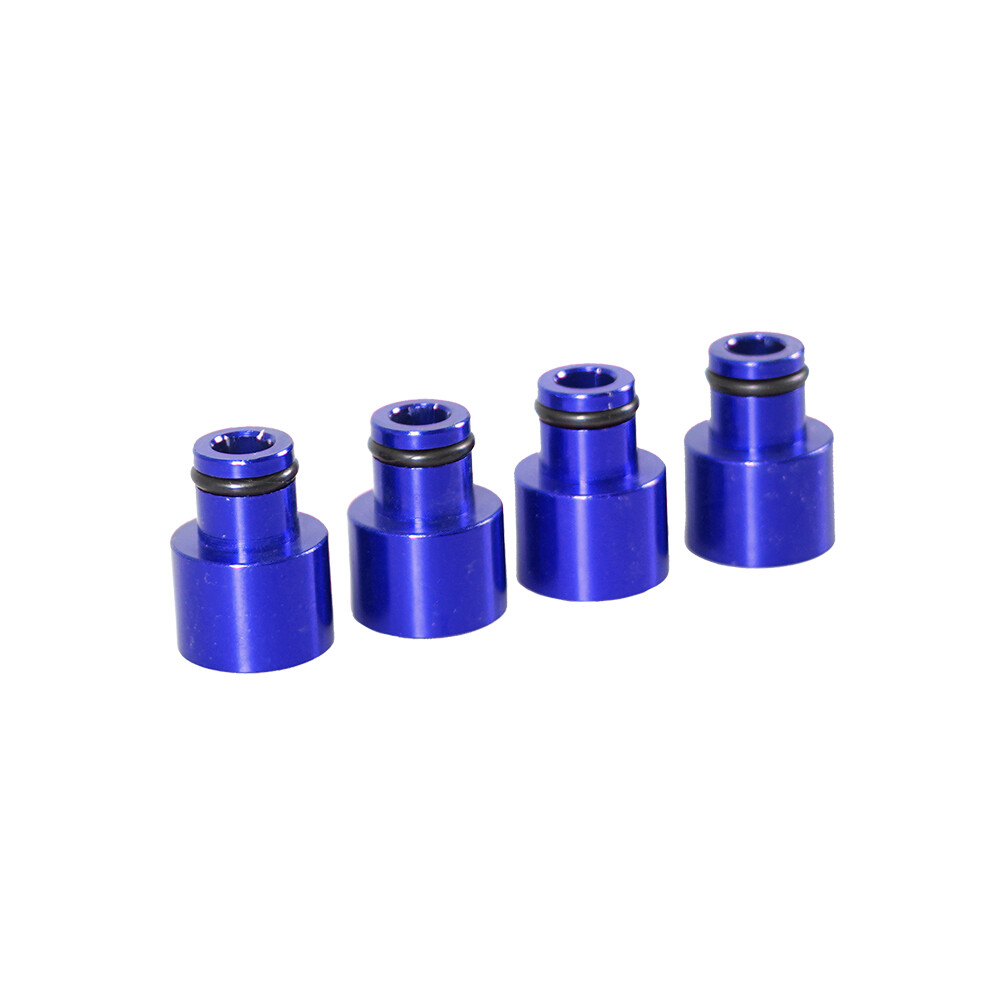 4pcs Racing Fuel Injector Top Hats Adapters RDX Injectors for B16 B18 ...