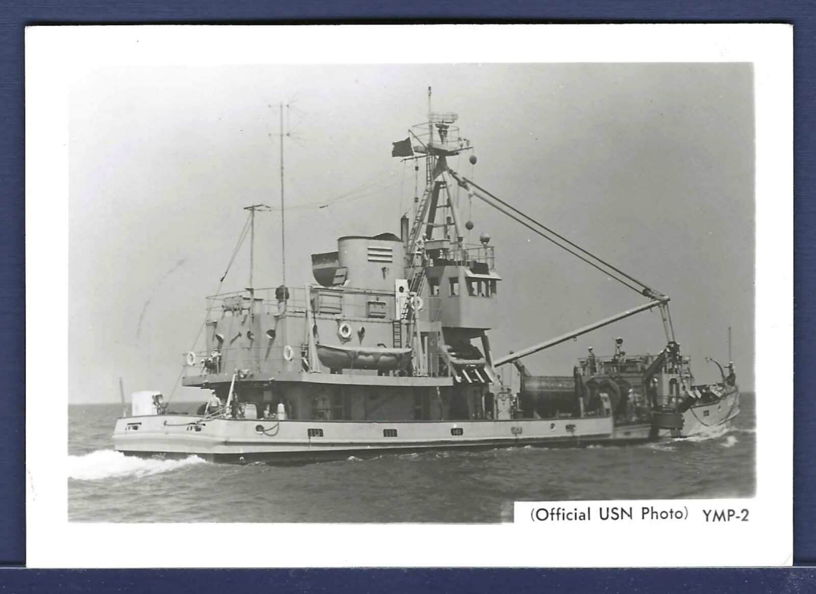 USS SGT. TRUMAN O. OLSON YMP-2 Mine Planter Official US Navy Photo | eBay