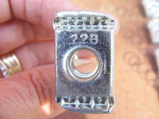 Cooper B-line N228 3/8 Zinc Spring Nuts for sale online | eBay