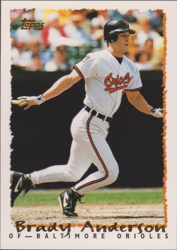 Brady Anderson 1995 Topps # 613 Baltimore Orioles Baseball | eBay