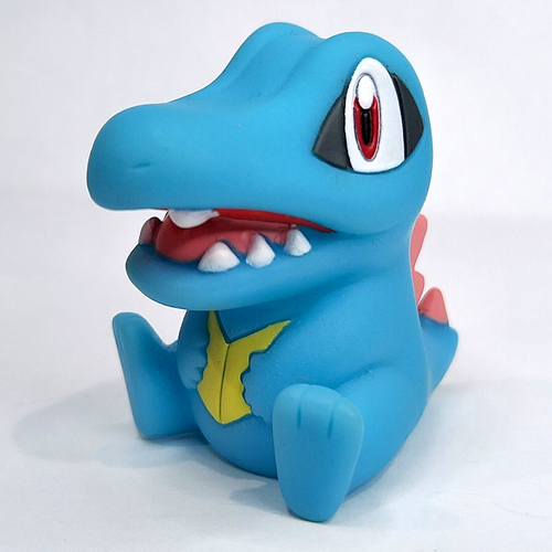 Pokemon Center Yubi Ningyo Collection 1.75" Totodile Figure Finger ...