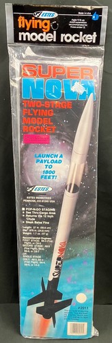 Collectible, First-Edition, Estes Supernova flying rocket kit #2011 ...